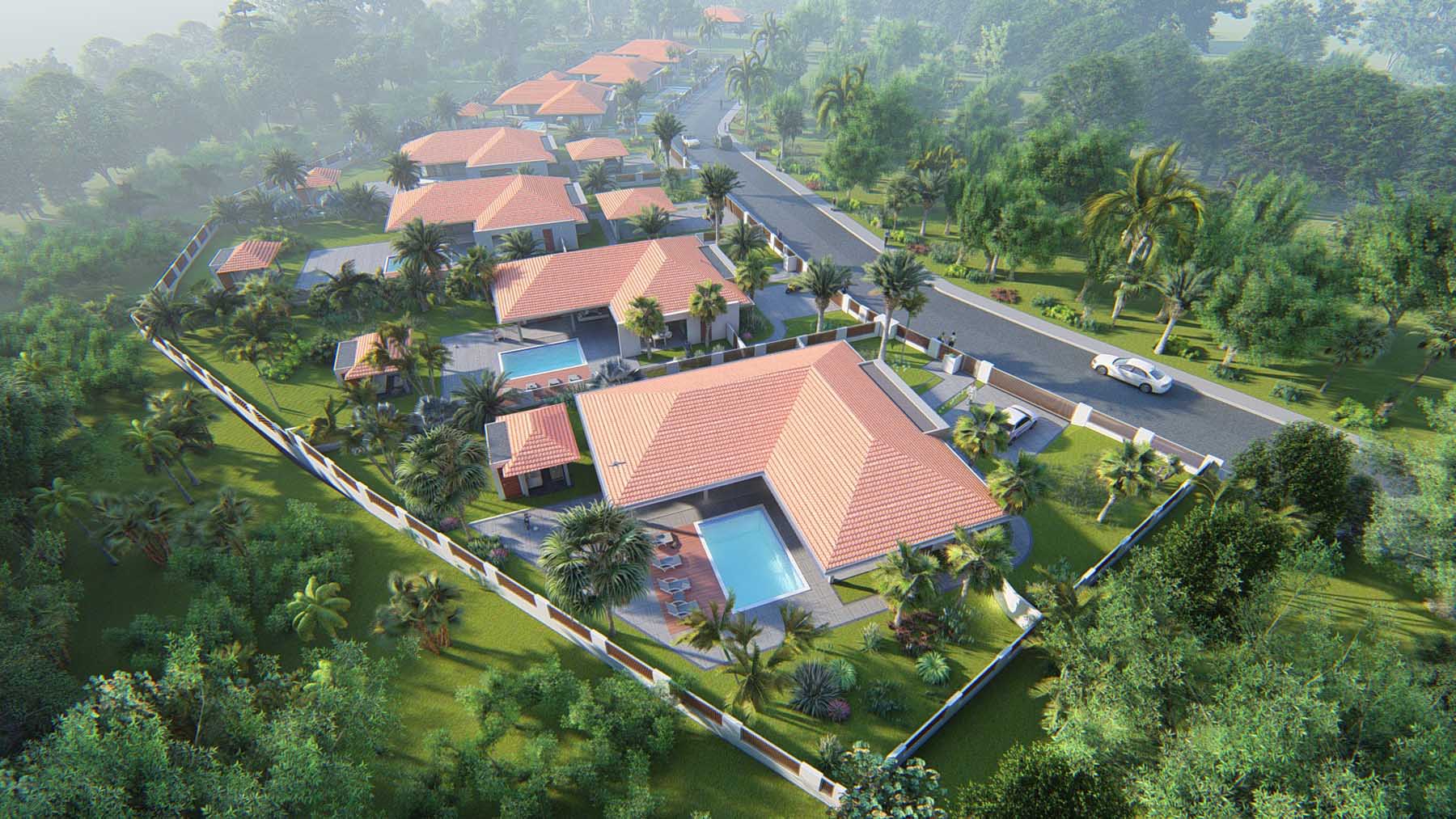 Ontwikkeling Zuurzak Villa`s | IHC architects Nederland | Curaçao
